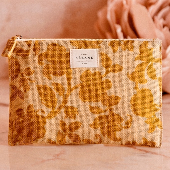 Sezane | Bags | Sezane Burlap Pouch | Poshmark